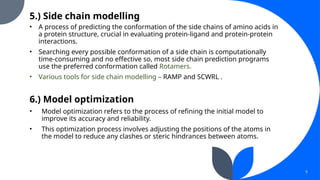 Homology modelling and generation of 3D-structure of protein (G).pptx