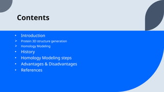Homology modelling and generation of 3D-structure of protein (G).pptx