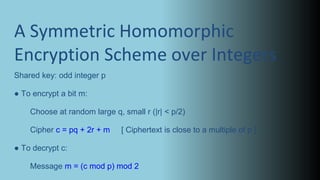 Partial Homomorphic Encryption | PPT