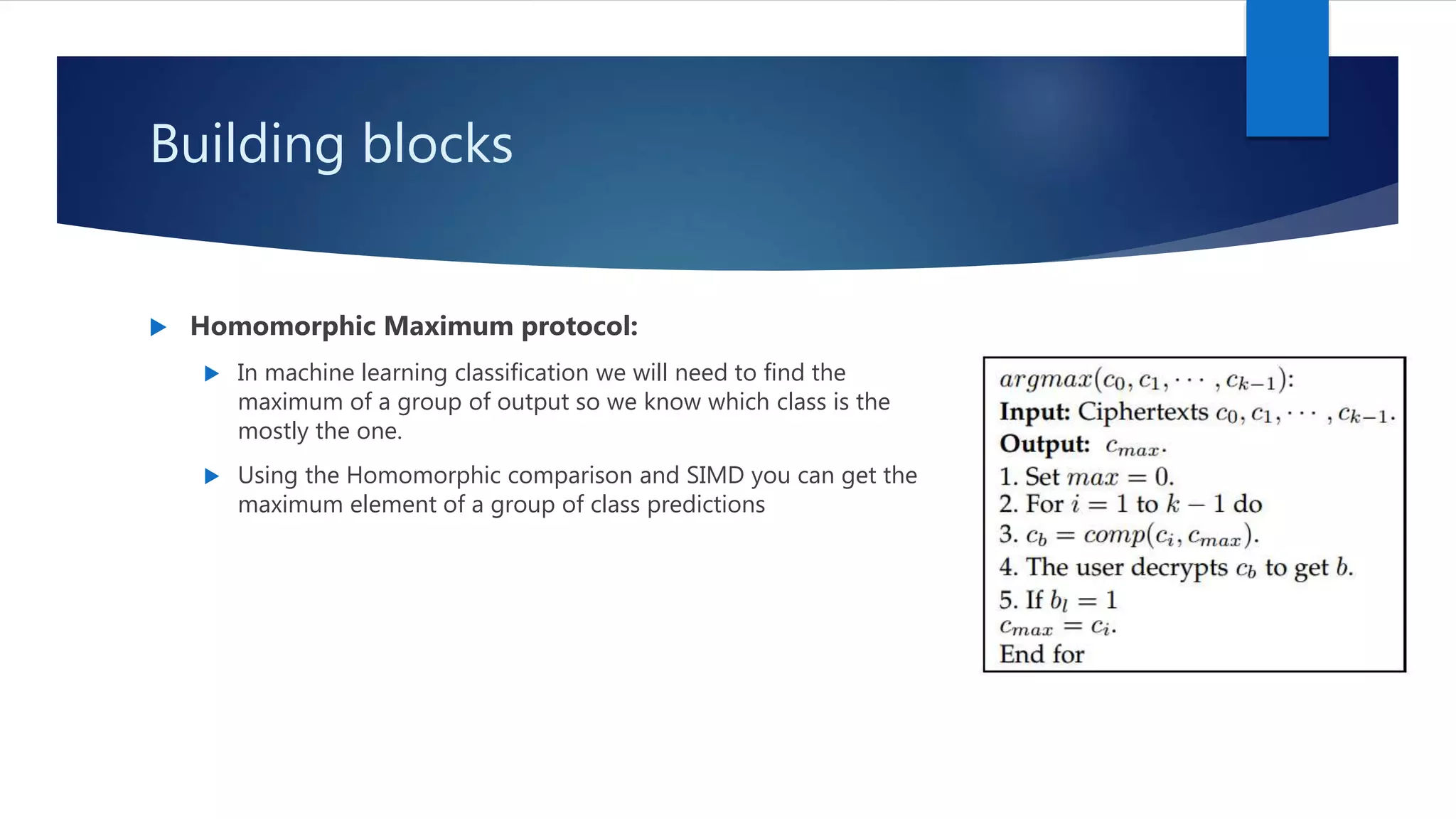 Homomorphic encryption and Private Machine Learning Classification | PPTX | Web Development ...