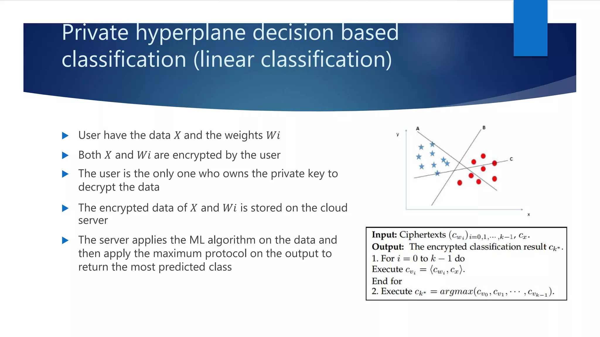 Homomorphic encryption and Private Machine Learning Classification | PPTX | Web Development ...
