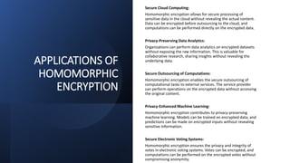 Homomorphic Encryption: Unveiling secrets without exposing them | PPTX | Information and Network ...