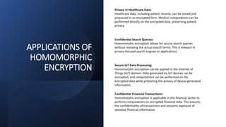 Homomorphic Encryption: Unveiling secrets without exposing them | PPTX ...