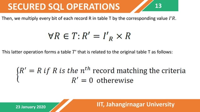Homomorphic encryption scheme | PPT