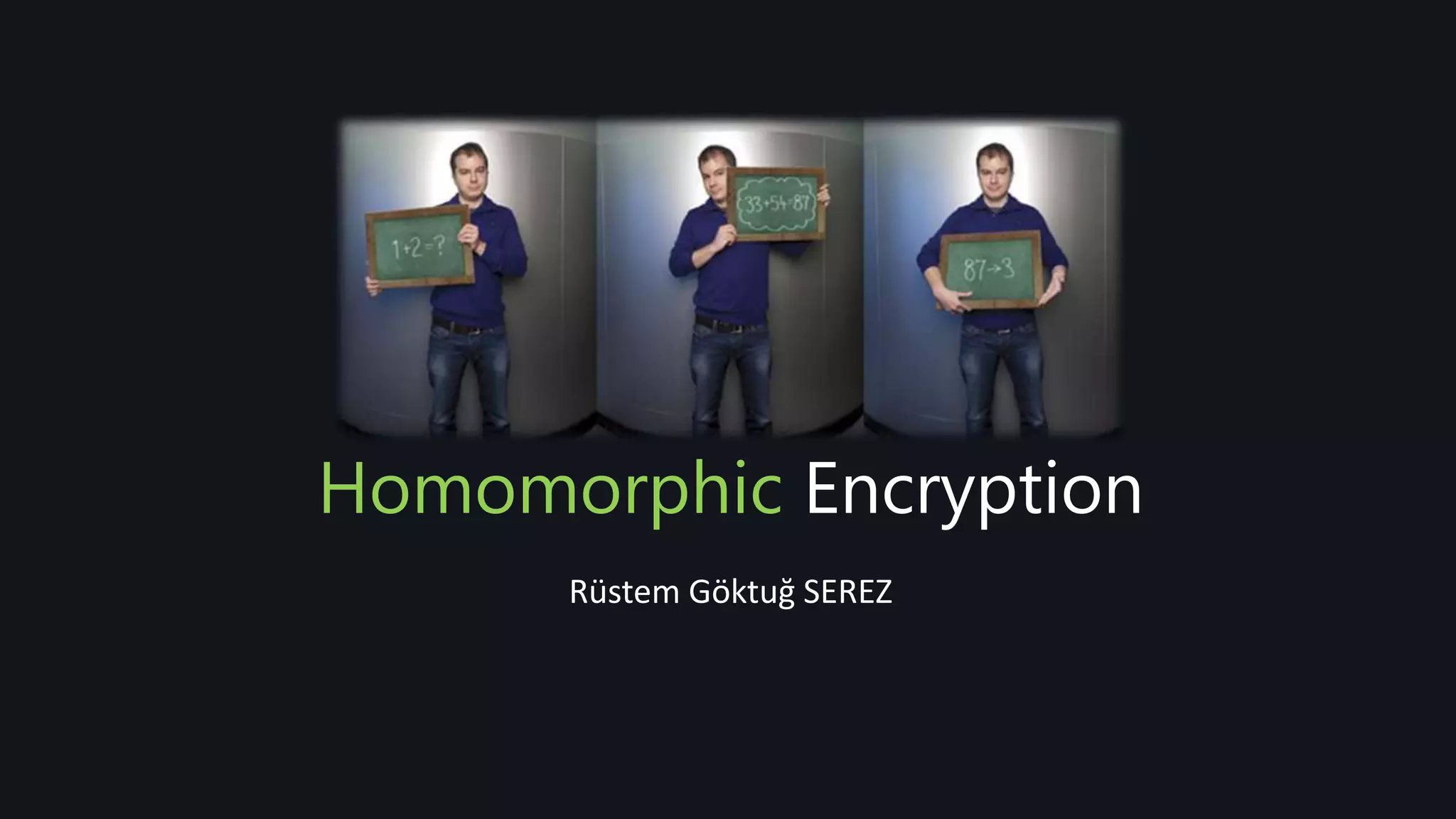 Homomorphic Encryption | PPTX