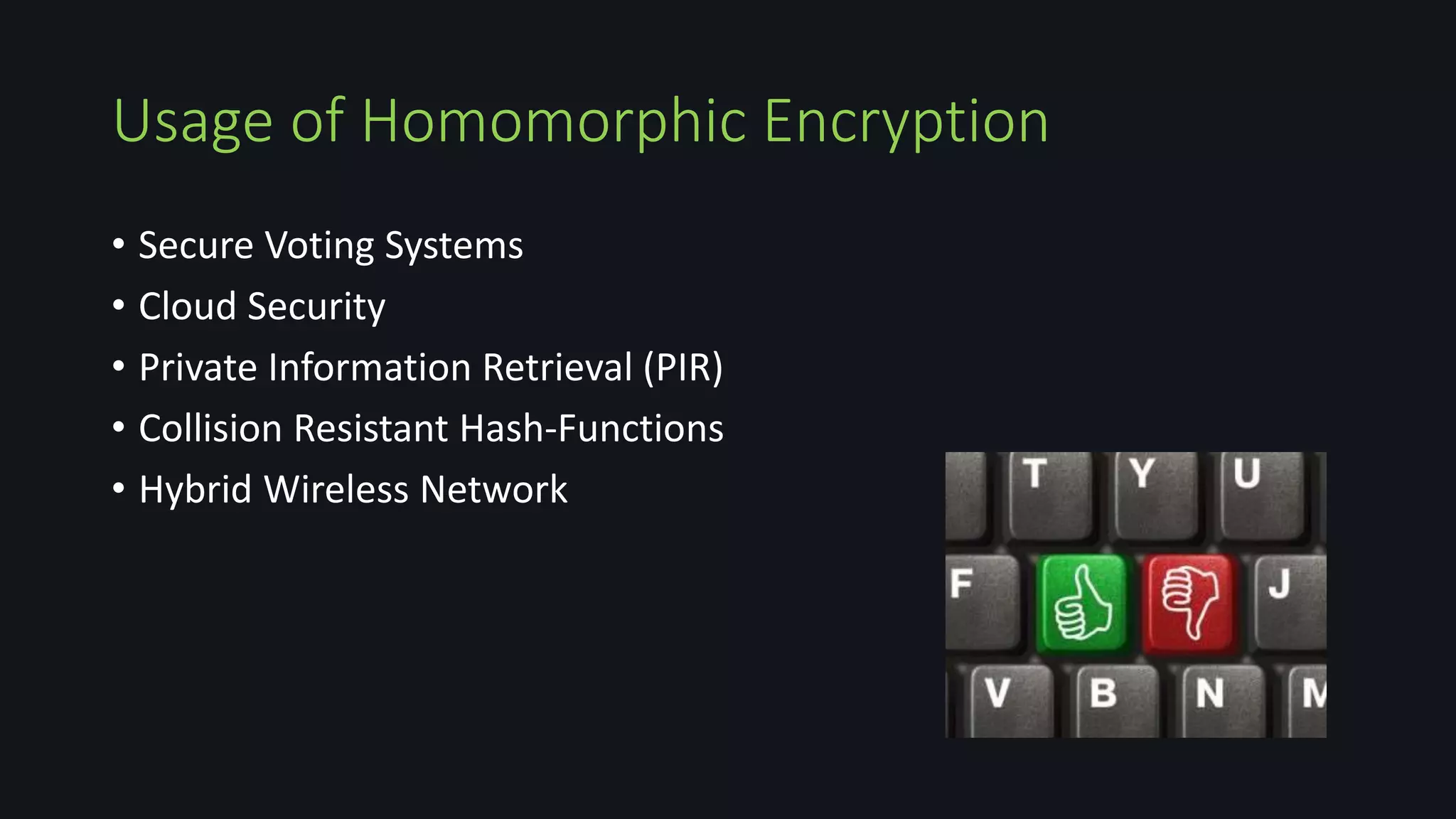 Homomorphic Encryption | PPTX