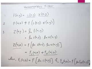 Homomorphic filtering | PPTX