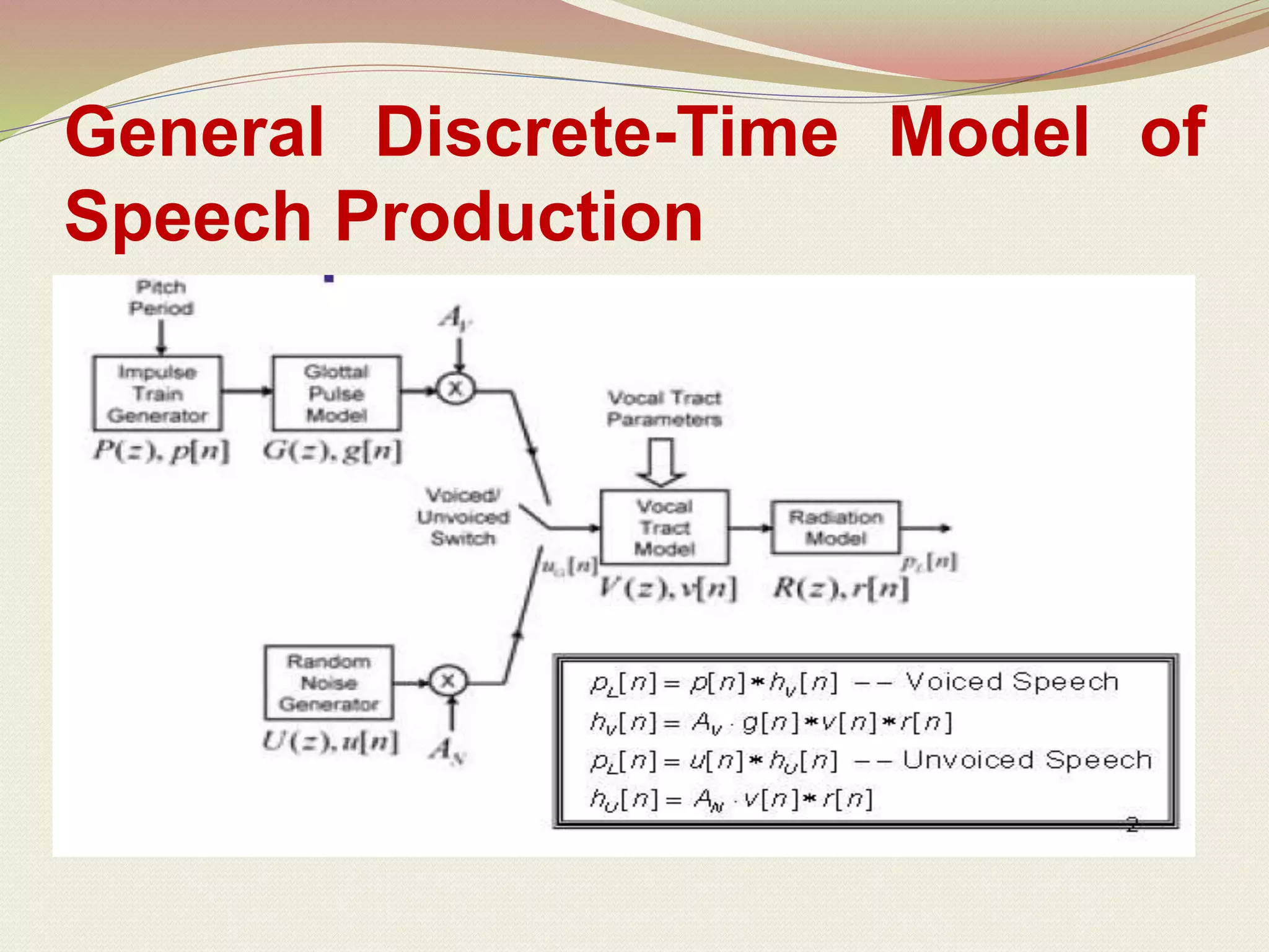 Homomorphic speech processing | PPTX