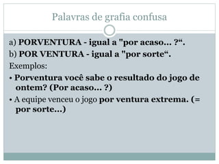 Homonimos e paronimos | PPT