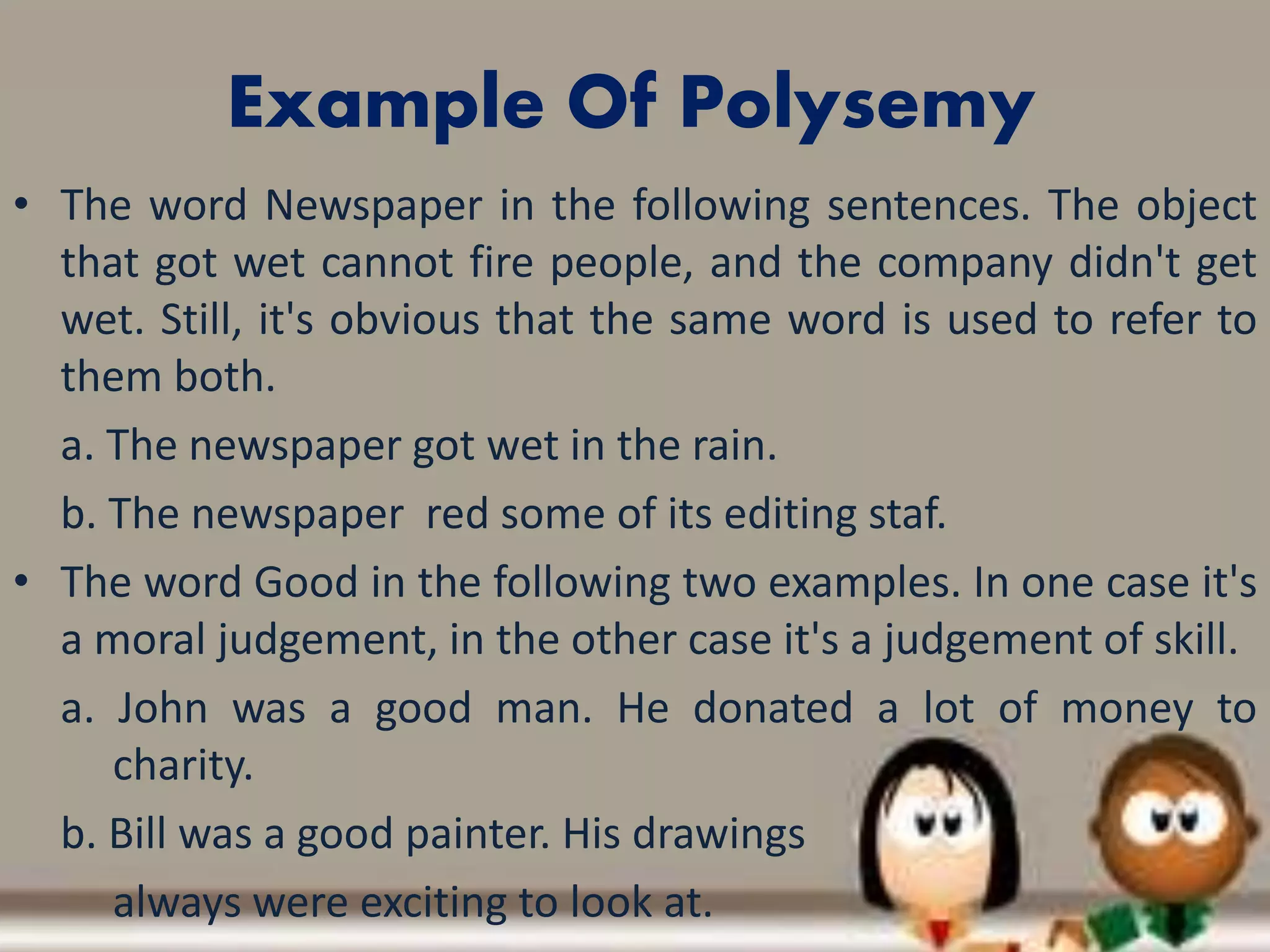 Homonym & polysemy | PPTX
