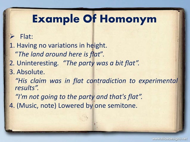 Homonym & polysemy | PPTX