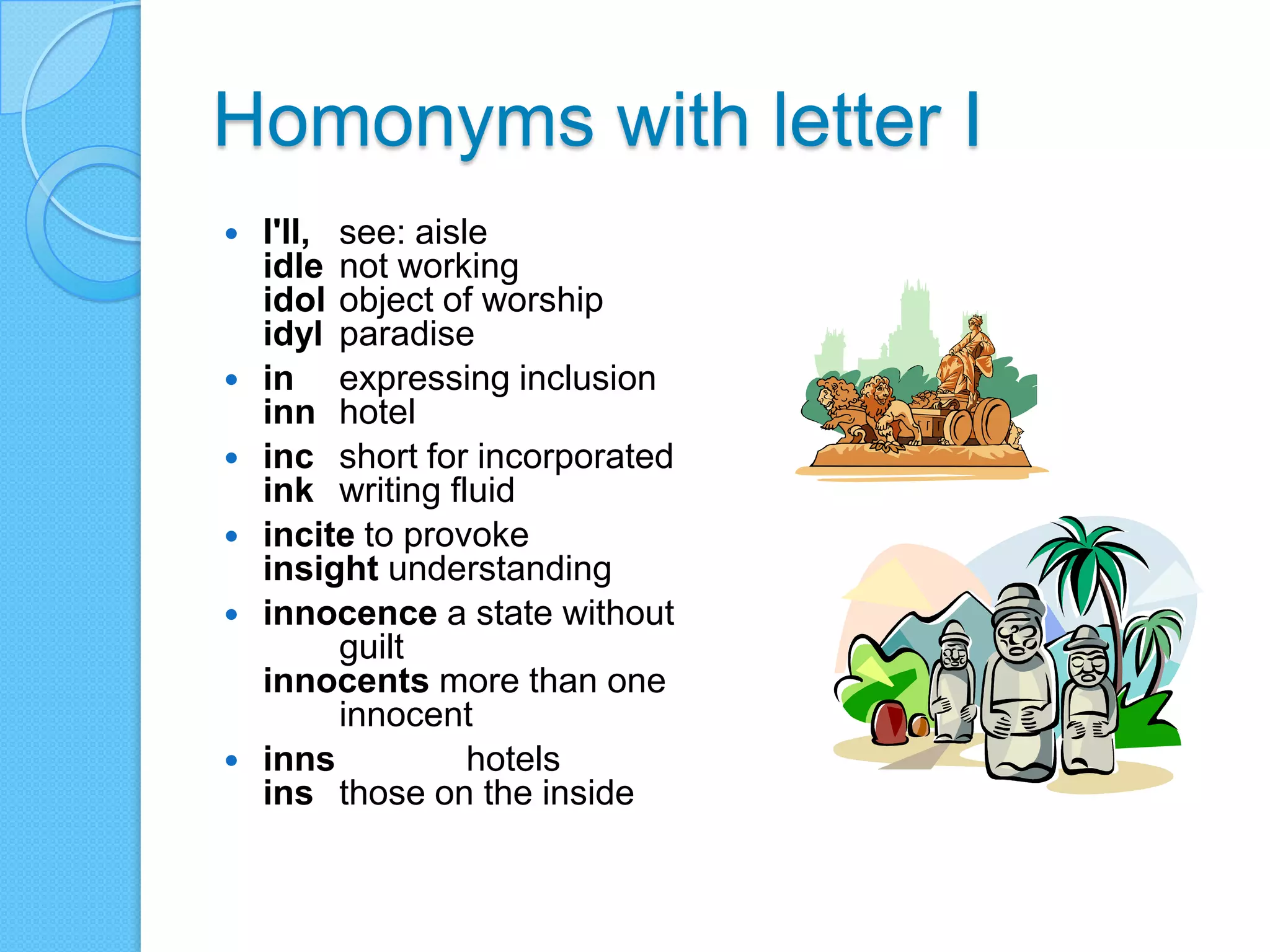 Homonyms | PPT