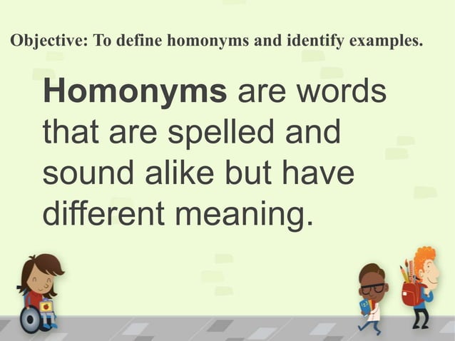 Homonyms.pptx | Photo Editing Software | Computer Software and Applications