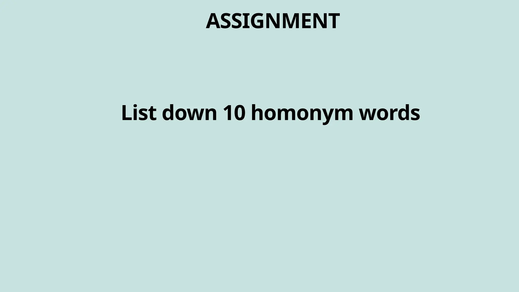 HOMONYMS. GRADE 3 POWERPOINT PRESENTATION | PPTX