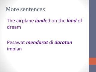 Homonyms, homophones, and homographs | PPTX