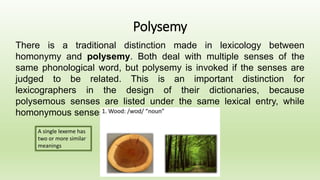 Homonymys polisemys | PPTX