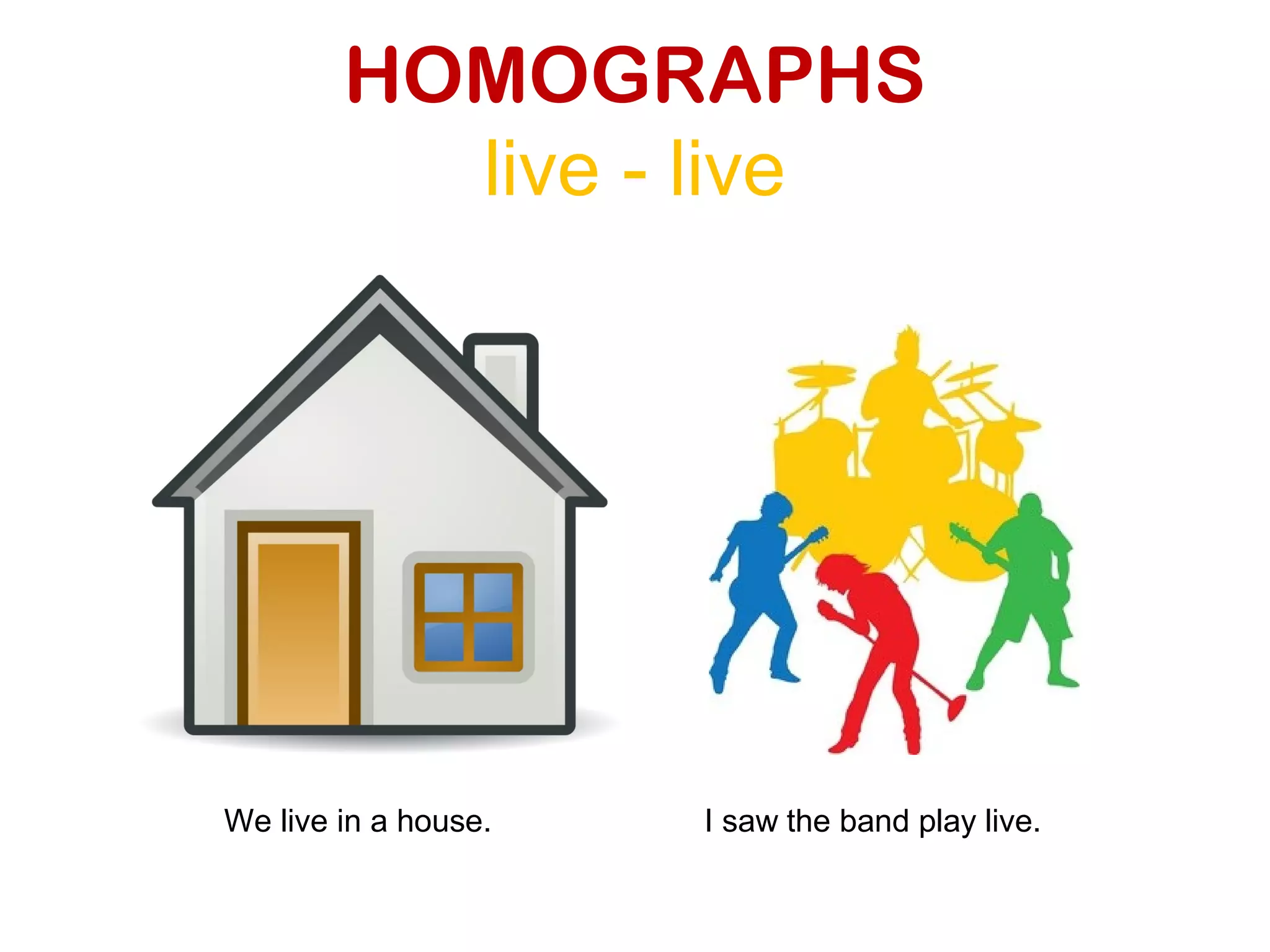 Homonyns, homophones, homographs | PPT