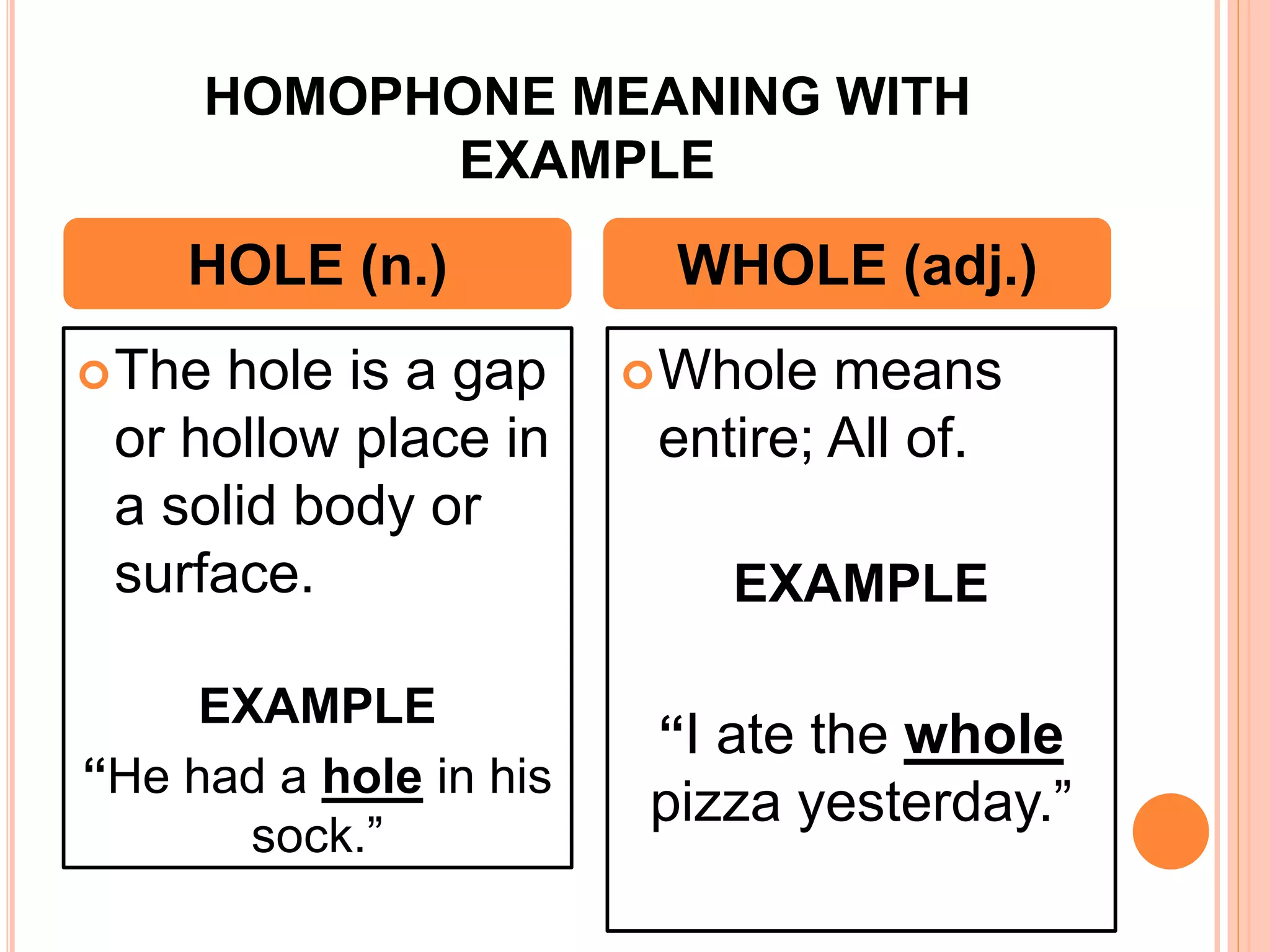 Homophone | PPTX