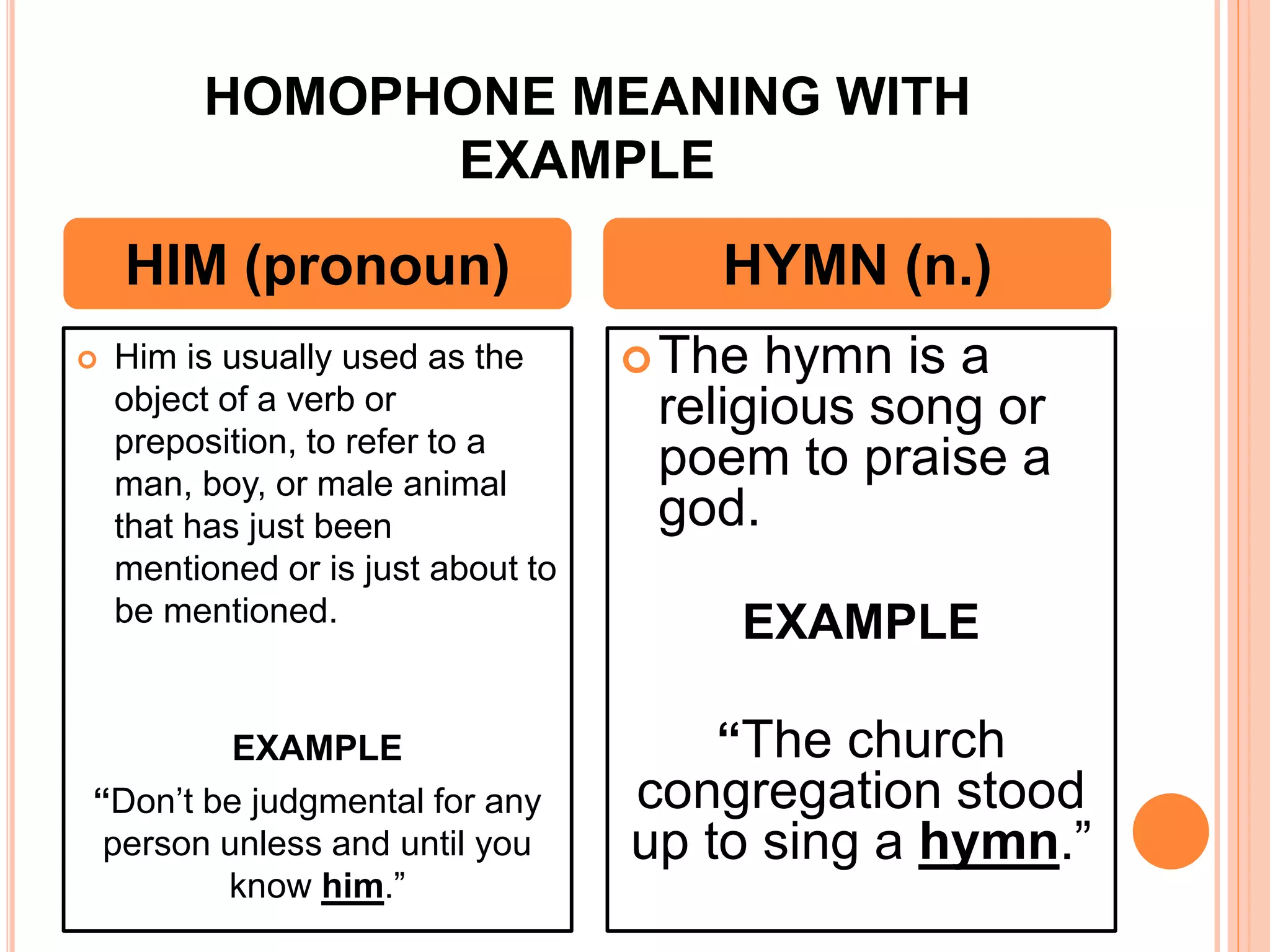 Homophone | PPTX