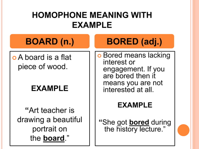 Homophone | PPTX