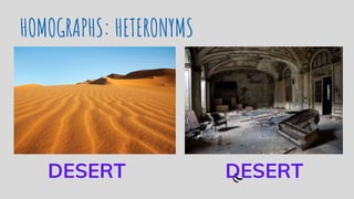 Homophone and homograph G3 | PPTX