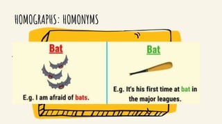 Homophone and homograph G3 | PPTX