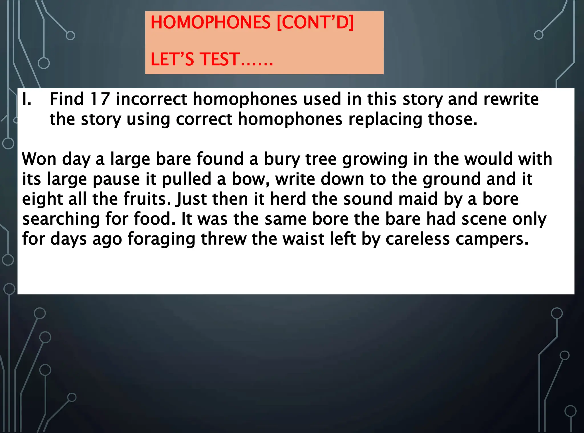homophones-1-3.pptx For Grades 5th to 10th | PPT