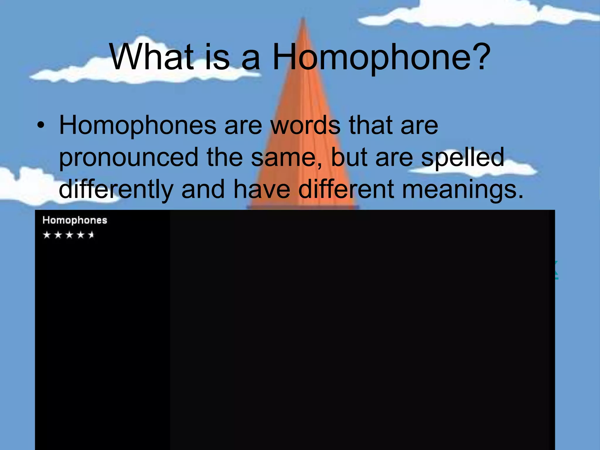 Homophones Lesson | PPTX