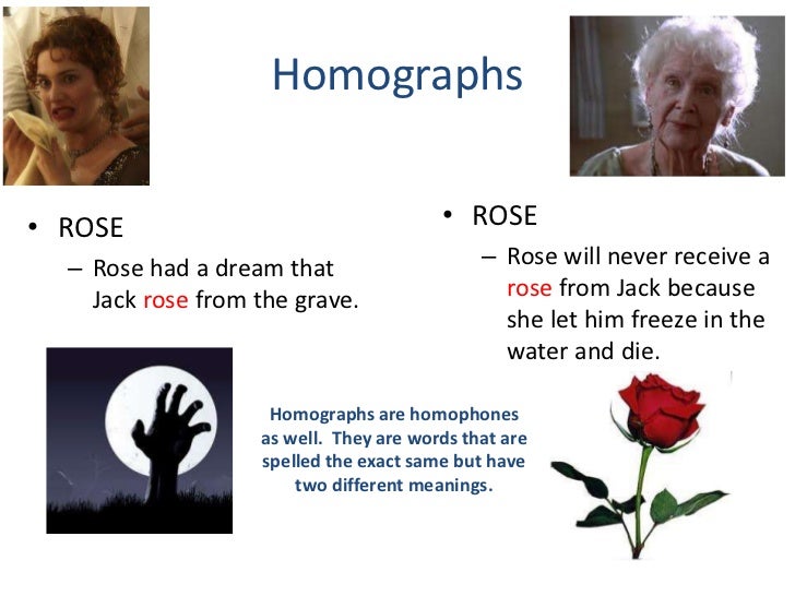 Homophones