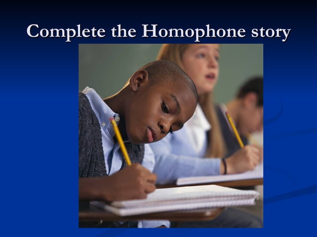 Homophones | PPT | Food & Drink