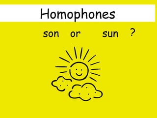 Homophones | PPT