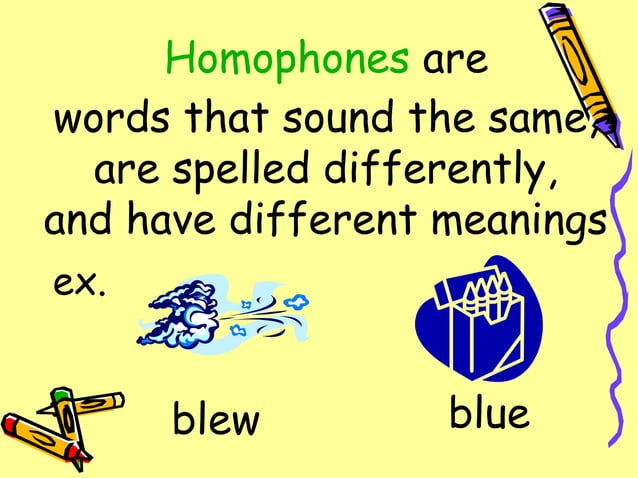 Homophones | PPT