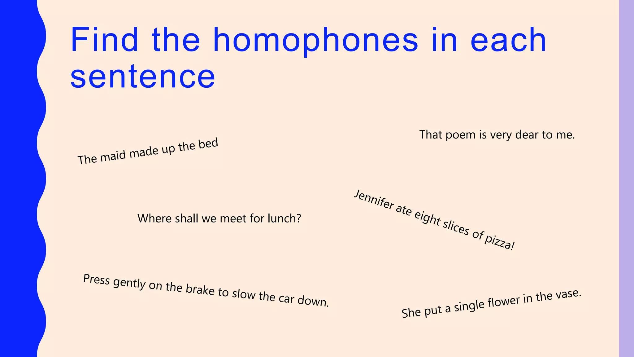 Homophones | PPTX