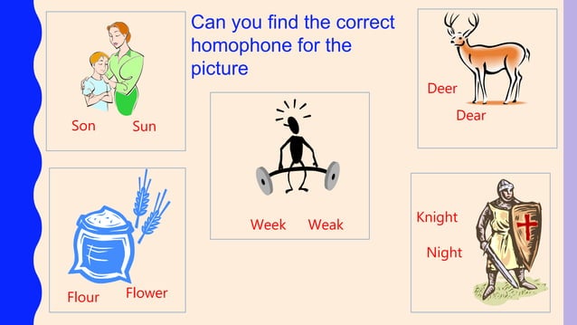 Homophones | PPTX