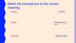 Homophones | PPTX