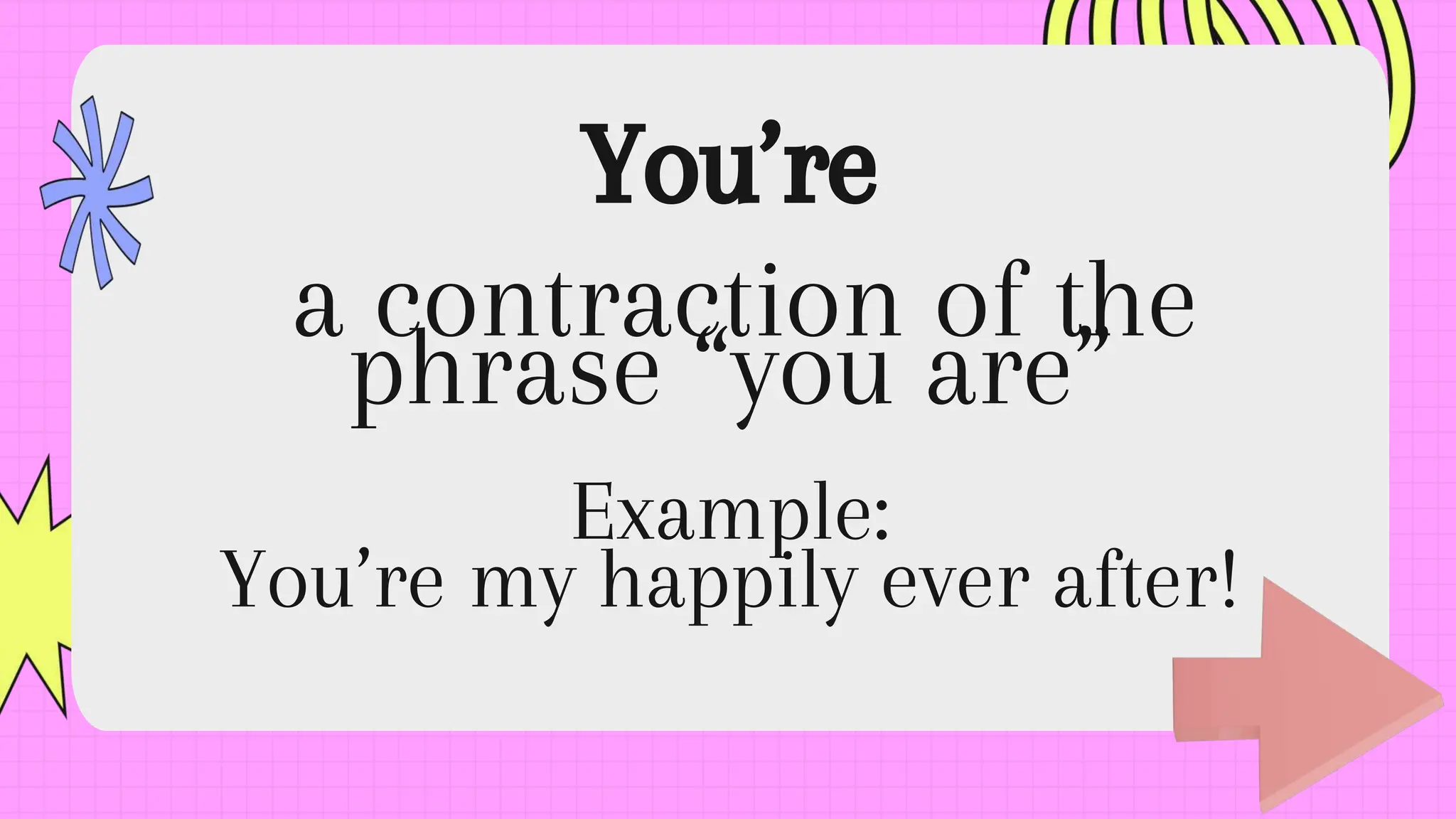 Homophones and Different Examples (There, They're Their, Your, You're ...