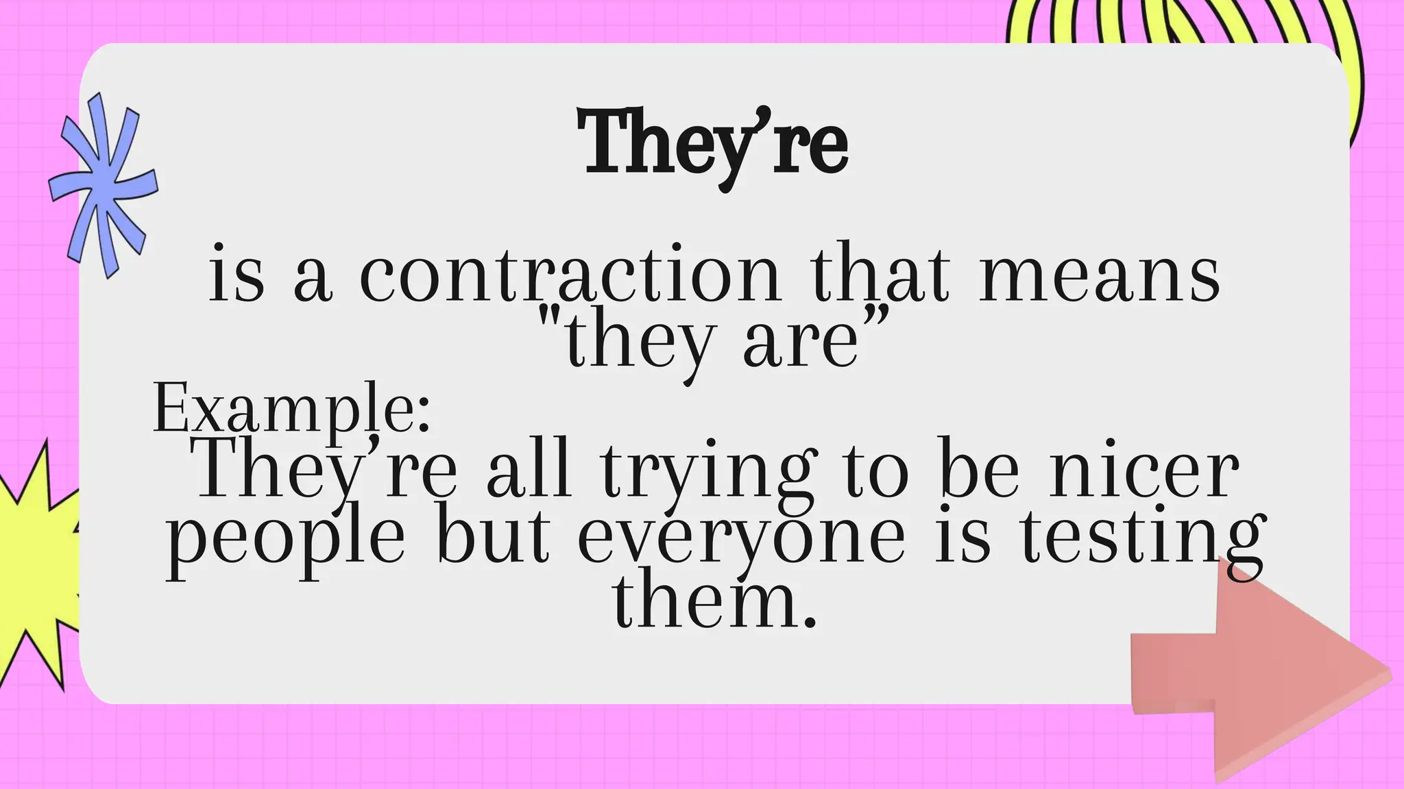 Homophones and Different Examples (There, They're Their, Your, You're ...