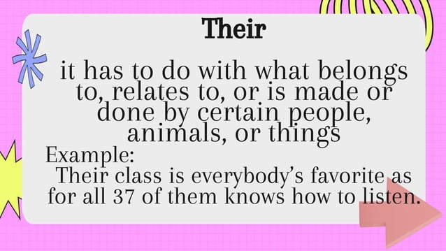 Homophones and Different Examples (There, They're Their, Your, You're ...