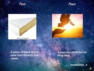 Homophones 32 words | PPT