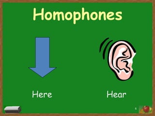 Homophones And Homographs | PPTX