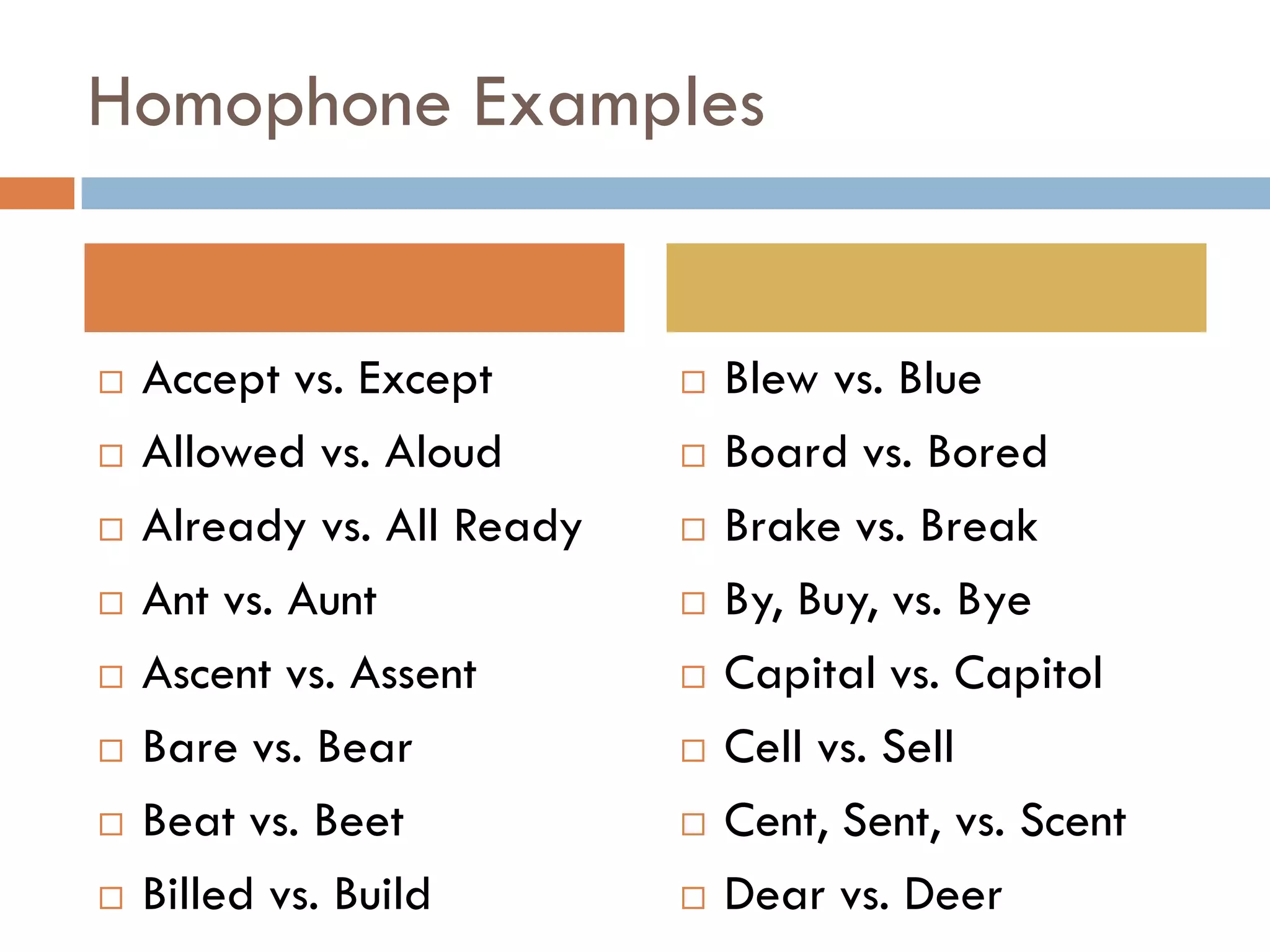Homographs homophones and homonyms list in PDF. | PDF