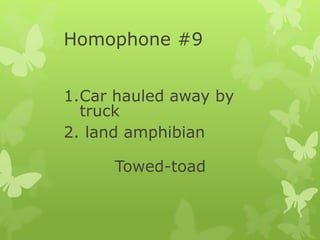 Homophones | PPT