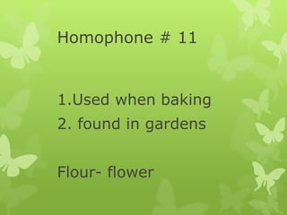 Homophones | PPT