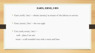 Homophones | PDF