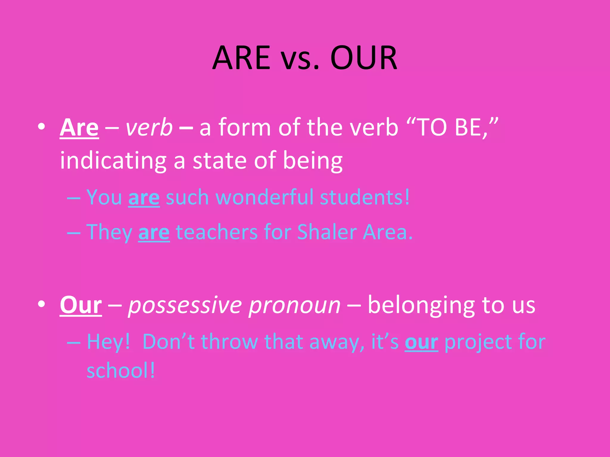 Homophones Powerpoint | PPT