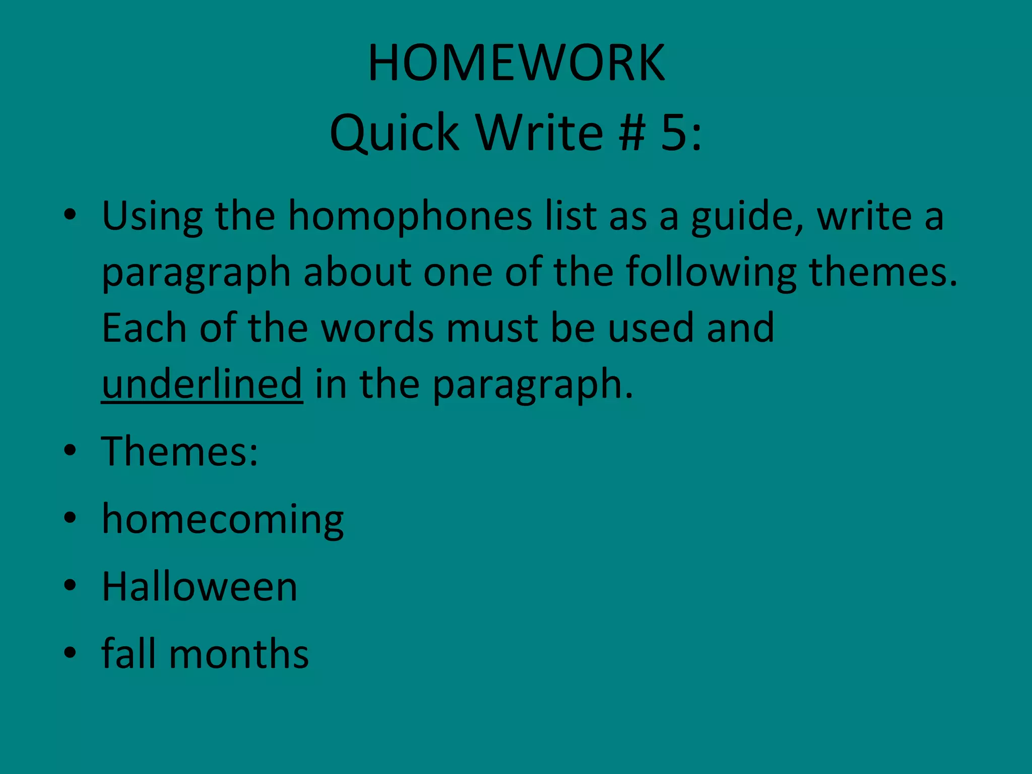 Homophones Powerpoint | PPT