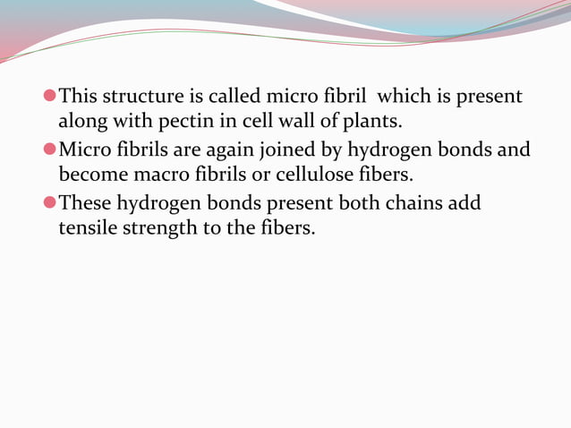 Homopolysaccharide Cellulose | PPTX