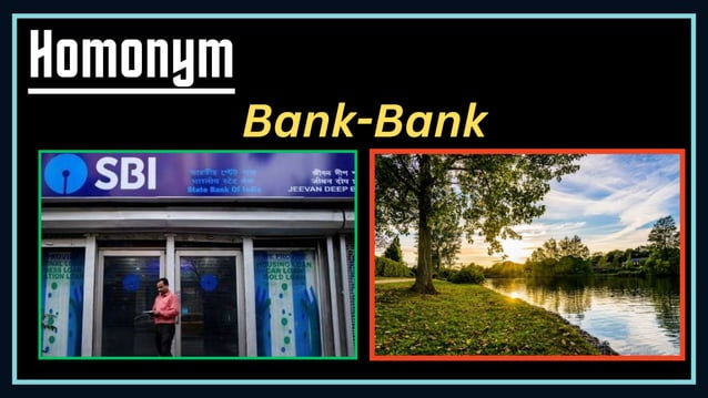 Homonyms, homophones,homographs nglish ppt | PPTX