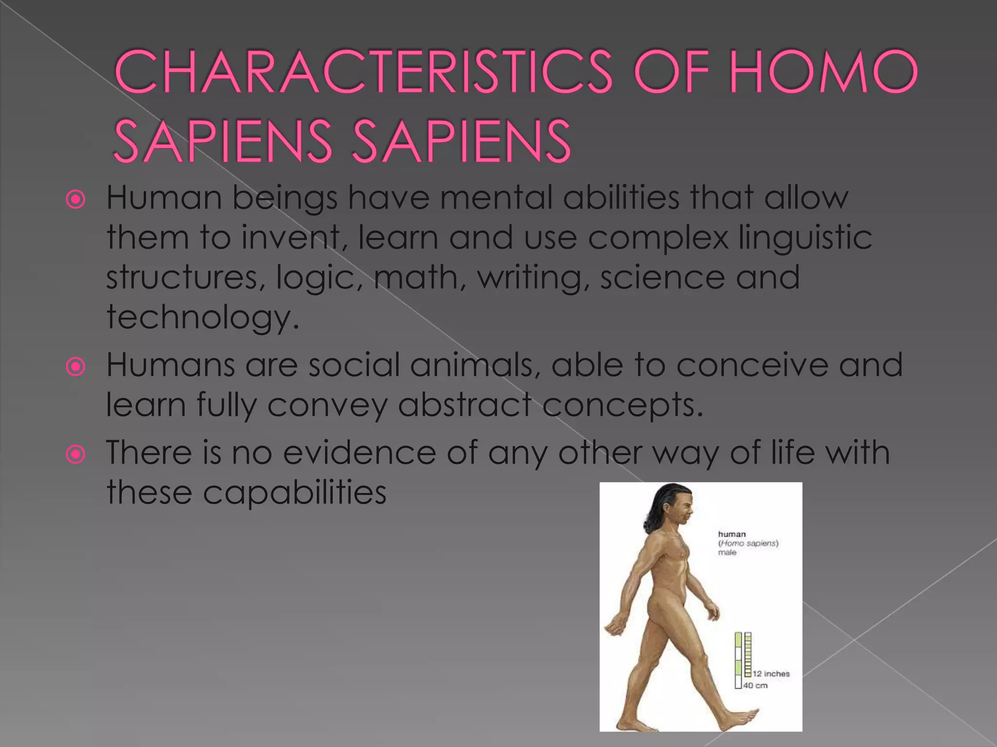 Homo sapiens sapiens | PPTX