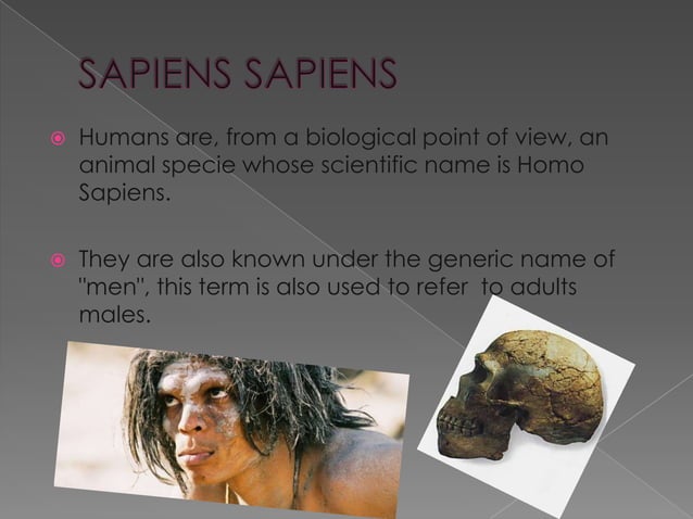 Homo sapiens sapiens | PPTX